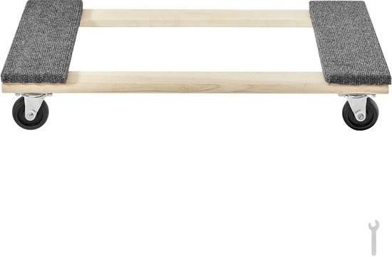 Meubelwagen, 1000 Lbs Draagvermogen, 18 X 30, 4 X 3 Pp Zwenkwielen ...