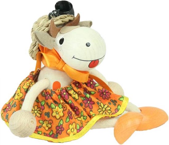 Tricky-Toy - Speelpoppetje - COWGIRL - Hout | bol
