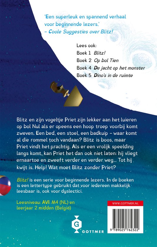 Blitz! 3 - Troep in de ruimte, Rian Visser | 9789025762322 | Boeken | bol