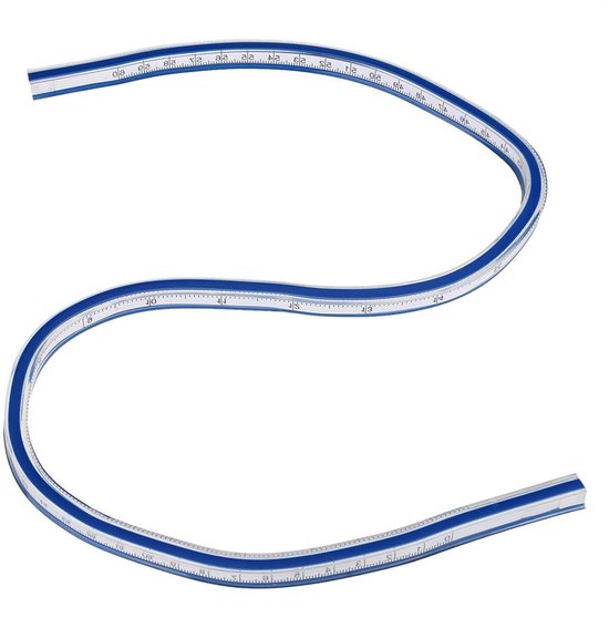 Plastic Flexible Curve Ruler Measuring Instrument for Drawing Painting ...