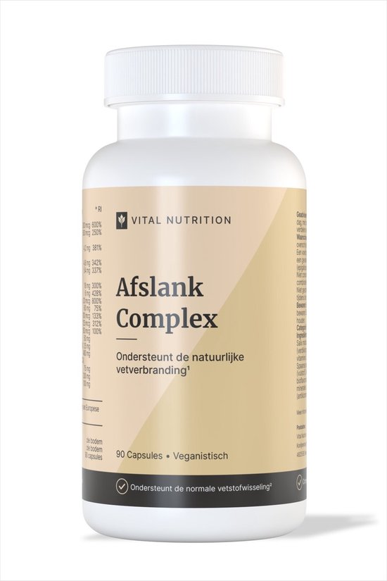 Afslank Complex - Afslankpillen - Natuurlijke Fatburner - Vetverbrander -... | bol