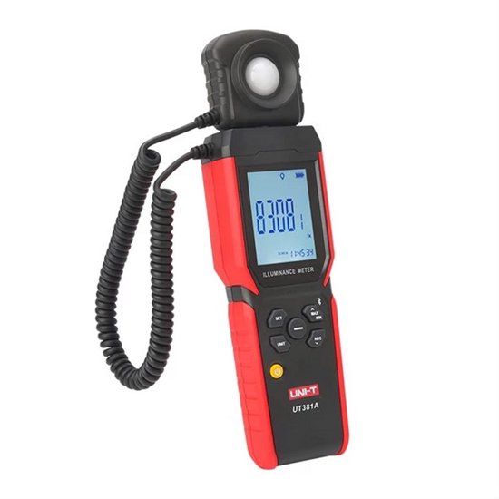 UNI-T UT381A Luxmeter – Nauwkeurige Lichtintensiteitmeting voor ...