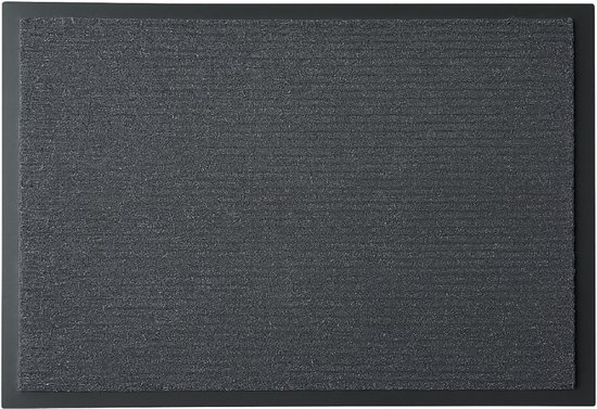 Droogloopmat - Antraciet - 60x90cm - Schoonloopmat voor Binnen - Anti ...
