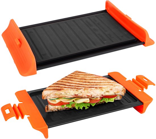 Belle Vous Magnetron Tosti Ijzer Grill - Anti aanbak Tosti maker ...