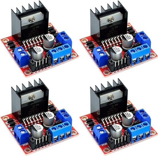 L298N Motor Drive Controller Board Module Dual H Bridge DC Stepper - 4 stuks | bol