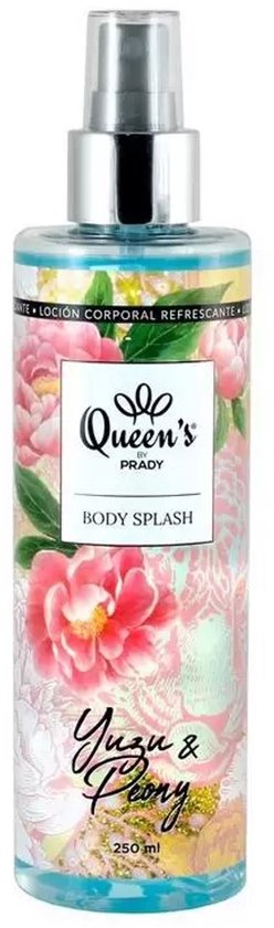 Queen's by Prady - Body Splash - Yuzu & Peony - Bodymist - 250 ml | bol