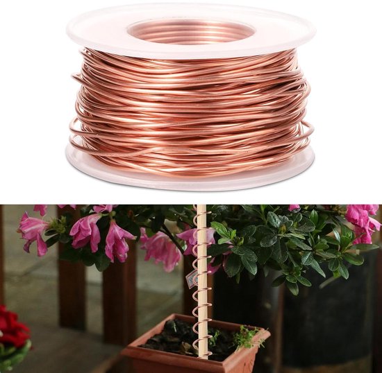 Koperdraad 20m 999% Puur Koperdraad 16 Gauge Blote Koperdraad voor ...