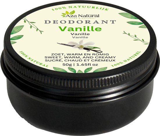 Natuurlijke Deodorant Vanille - 1x 50 gr | bol