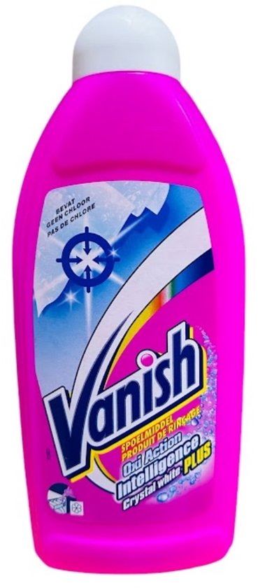 Vanish Gordijnen - Kristalwit - Wasmiddel - Zonder Chloor - Witte Was - 500 ml - 1 stuk | bol