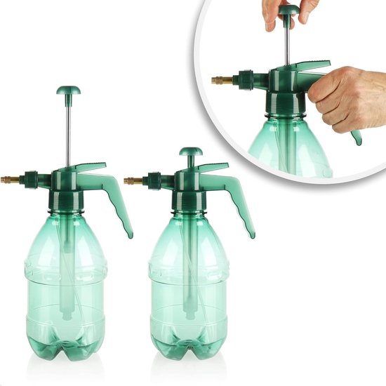 spuitfles met drukpomp - drukspuit ideaal voor huis en tuin - tuinspuit ...