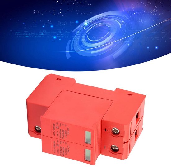 20-40KA 2 Pole Surge Protector for House Protection, DC 1000V Arrester ...