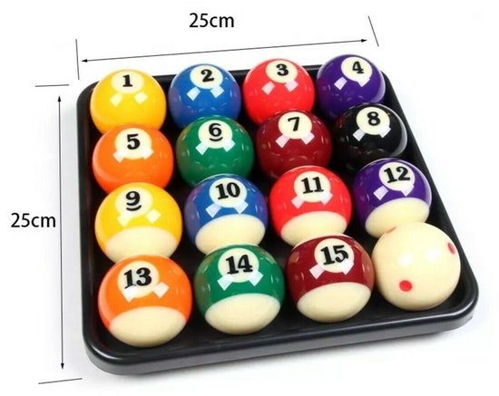 Poolballen Tray 57,2mm - Biljartballen houder - Opslag voor Biljart ...