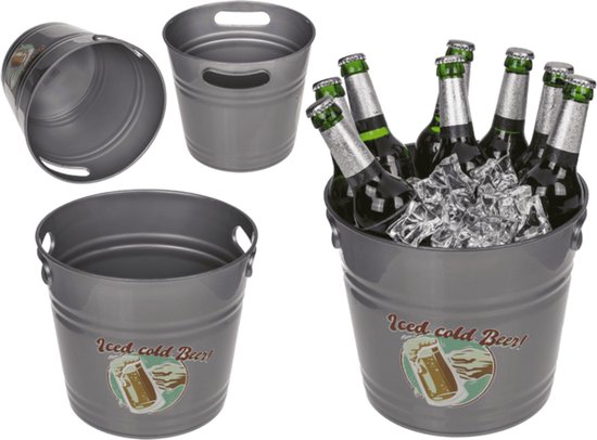 IJsemmer met bier logo 6L - Bier - Bucket - Emmer - Koel | bol