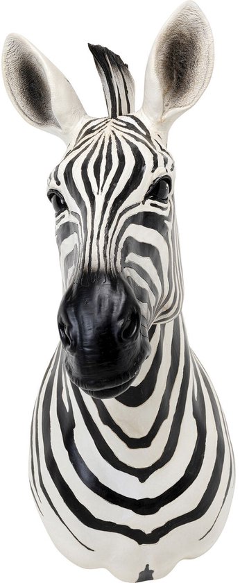 Wanddecoratie zebra hoofd Kare Design | bol