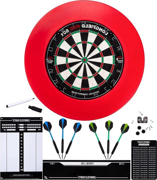 Dartbord Set - Complete Set - Inclusief Darts en Accessoires - 1 stuk ...