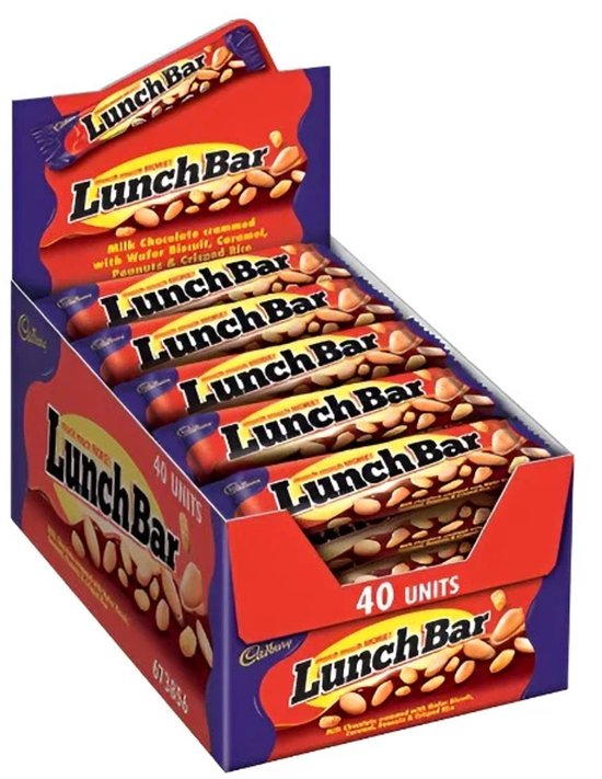 Cadbury - Lunch Bar 4 Units x 48g Bars | bol