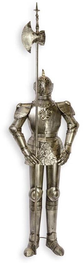 Stalen Ridder Harnas met Pollaxe - Zwaar Gepantserd Middeleeuws Ridders ...