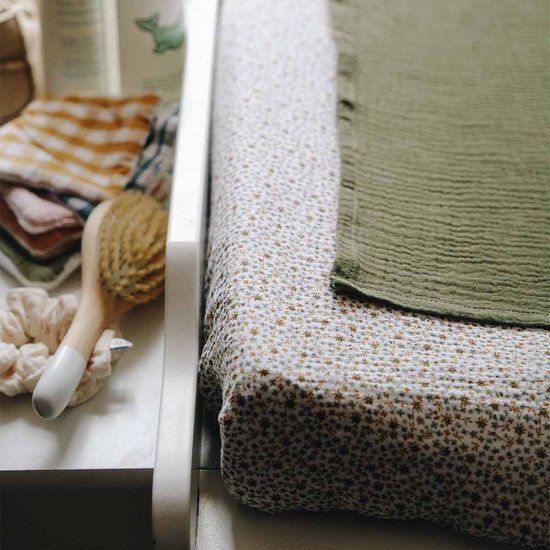 Cocoeko - Aankleedkussenhoes + 2 FERN FLOWER inbakerdoeken | bol