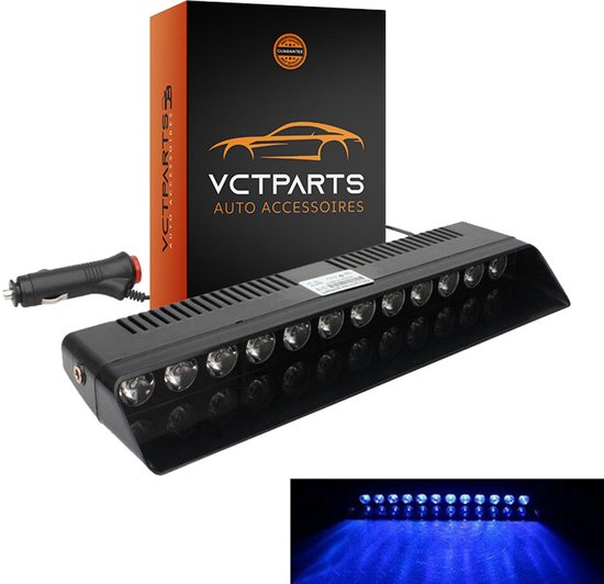 VCTparts® Premium Raamflitser Blauw LED Stroboscoop Zwaailicht – Verbeter je... | bol
