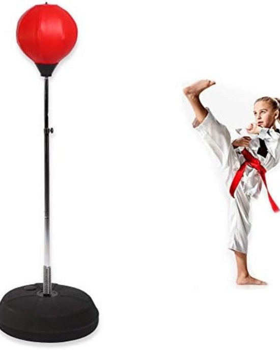 Boksbal Staand - Boxbal Volwassenen - Bokszak - Rood | bol