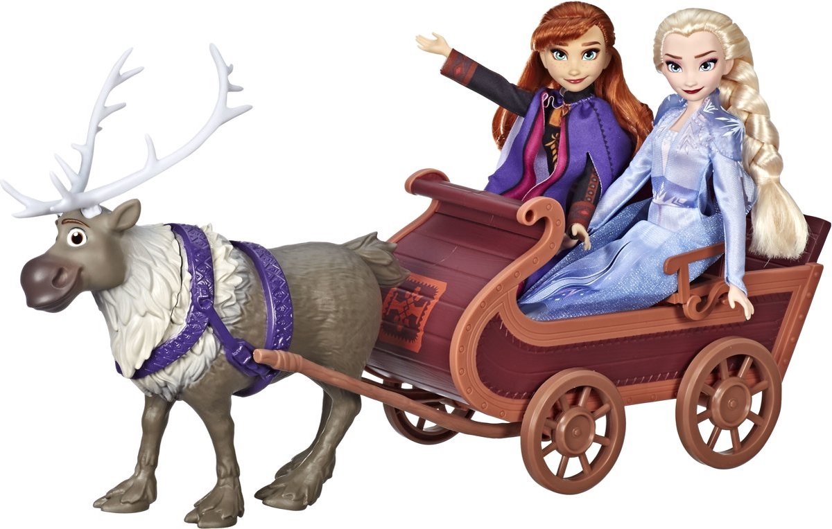 Frozen 2 Slee Avonturen Sven en Zussen Set | bol