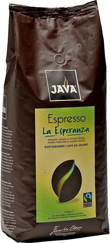JAVA LA ESPERANZA MAX HAVELAAR ESPRESSO KOFFIEBONEN 1KG | bol