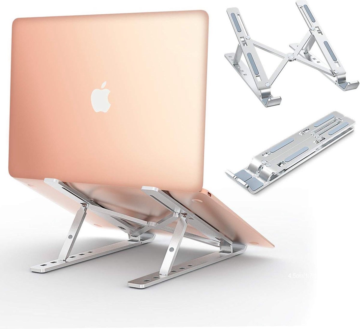 HN® Laptopstandaard verstelbaar aluminium | Laptop standaard bevorderd ...