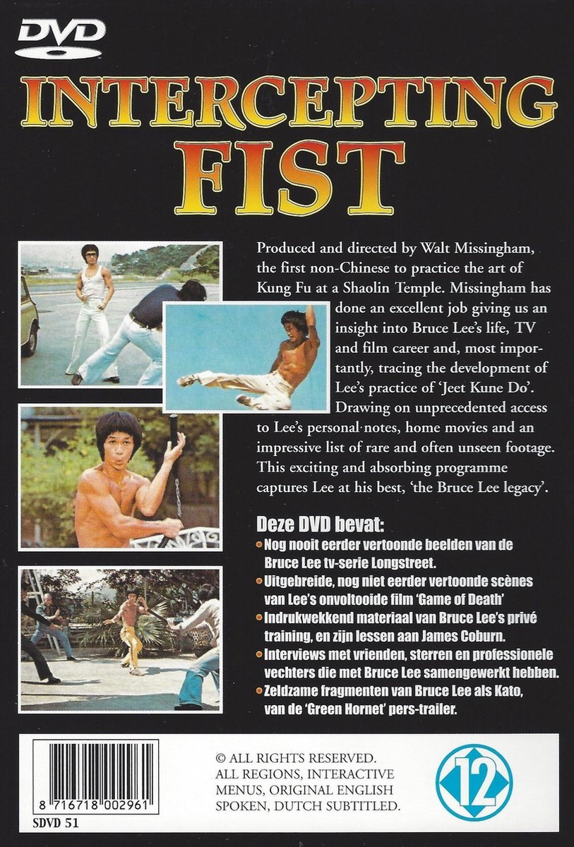 Intercepting Fist (Dvd), Bruce Lee | Dvd's | bol.com
