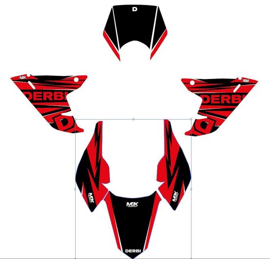 Derbi Senda DRD Evo Stickerset ReX | bol