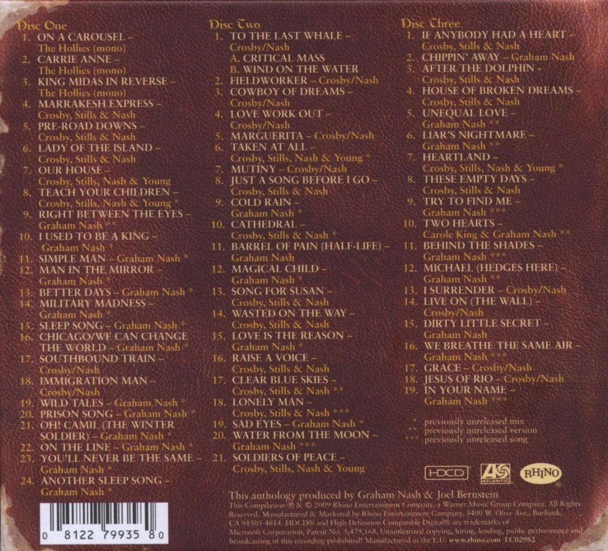 Reflections, Graham Nash | CD (album) | Muziek | bol