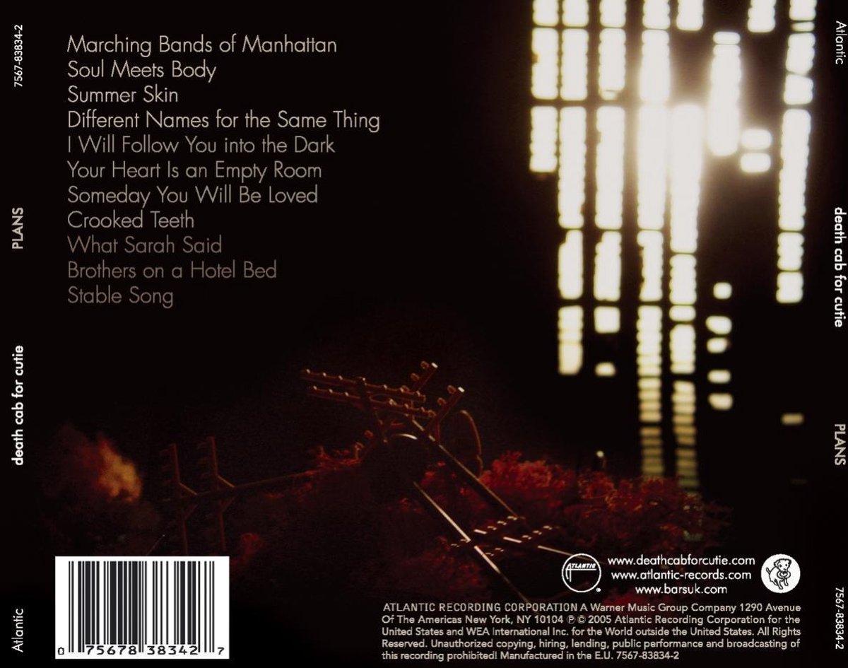 Plans, Death Cab For Cutie | CD (album) | Muziek | bol