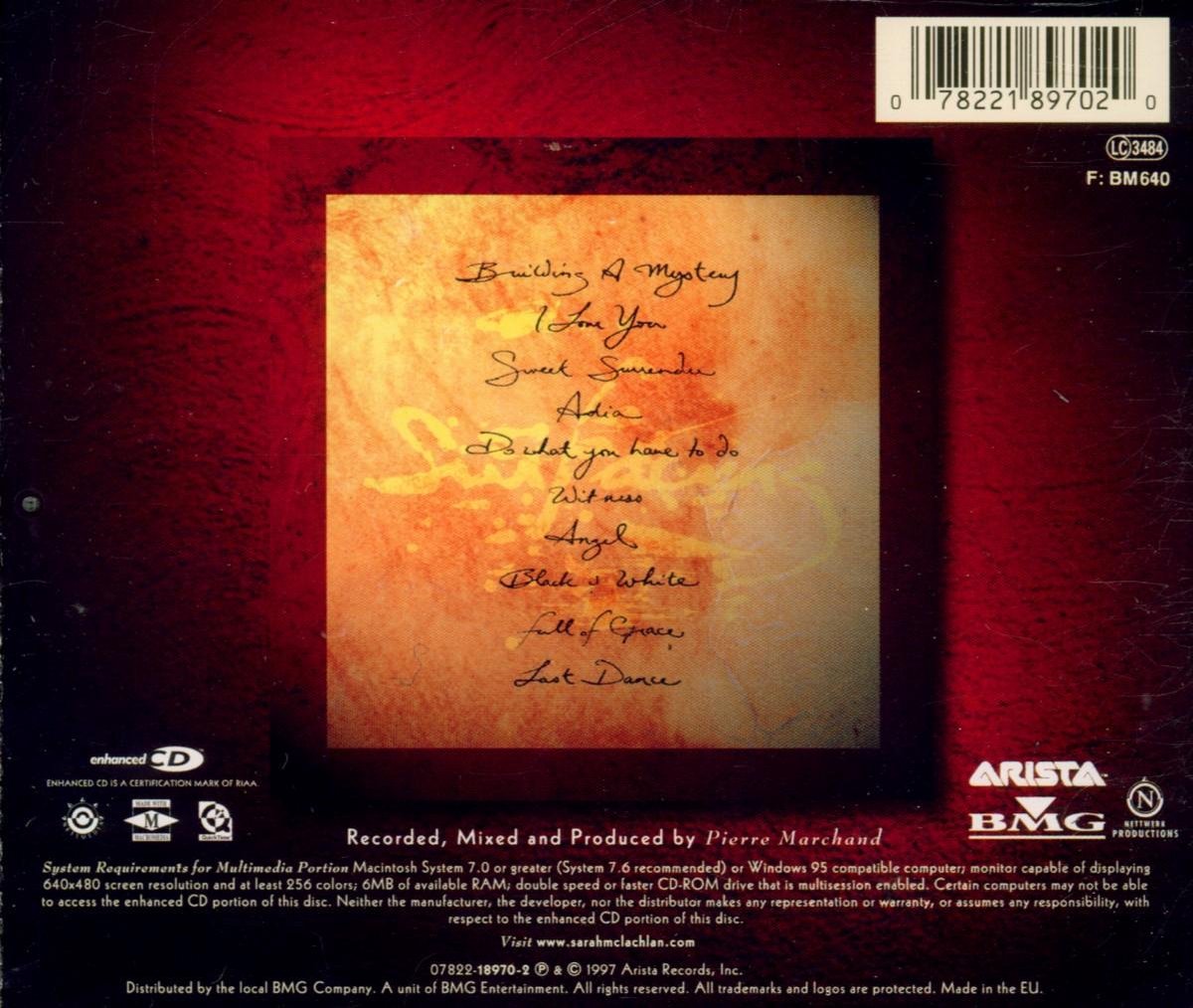 Surfacing, Sarah McLachlan | Muziek | bol