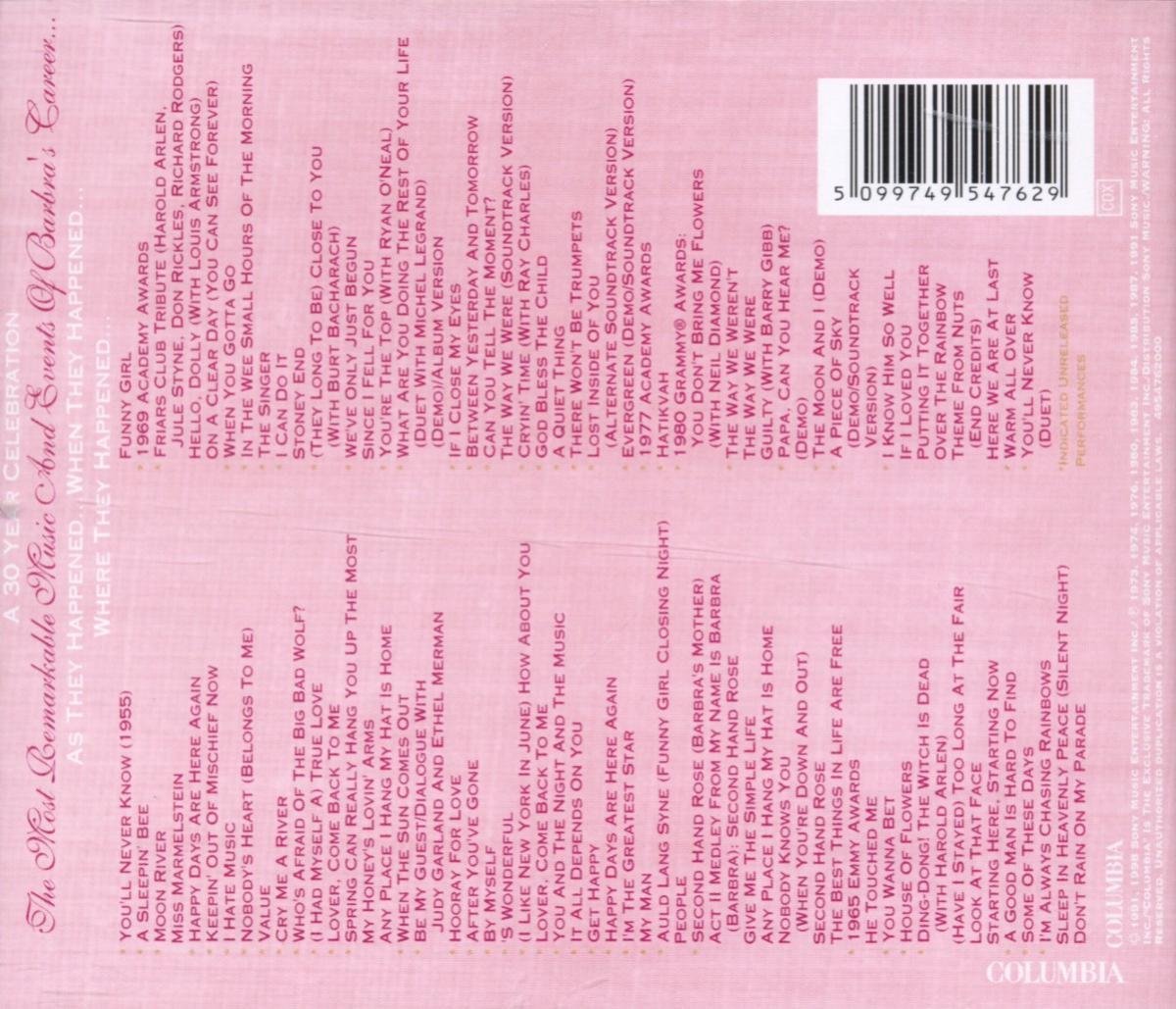 Just For The Record..., Barbra Streisand | CD (album) | Muziek | bol.com