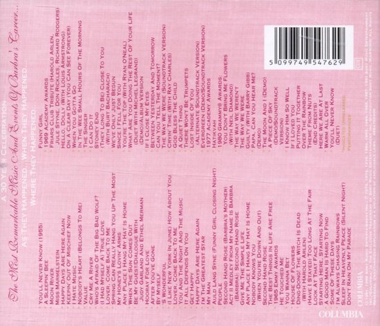 Just For The Record..., Barbra Streisand | CD (album) | Muziek | bol