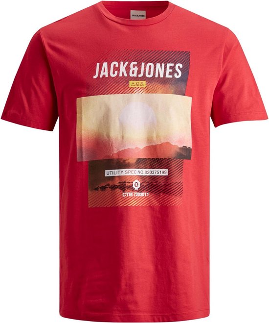 Jack & Jones Junior Colorblock Friday-Disc Crew T-shirt - Maat 128 ...