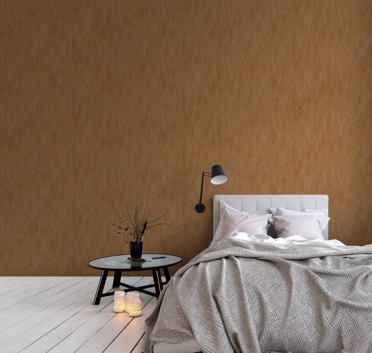 INDUSTRIELE LOOK BEHANG - Roestbruin Oranje Zilver - AS Creation Urban ...