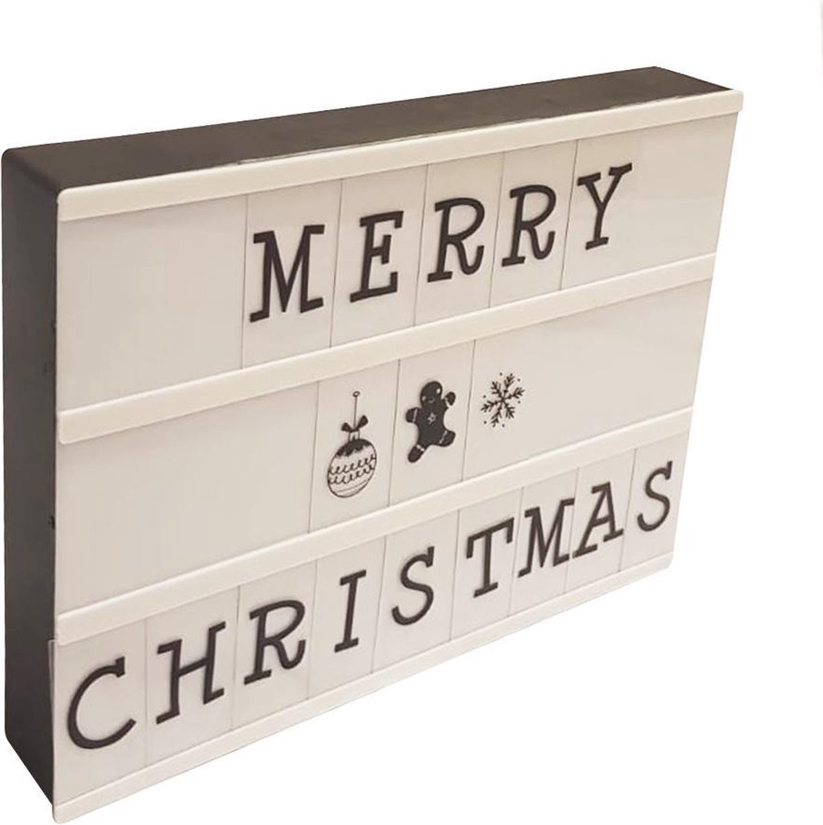 Led lichtbox alfabet kerst | bol.com