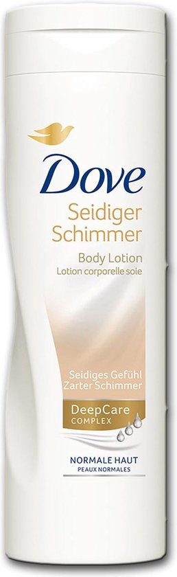 Dove Seidiger Schimmer Body Lotion - 400ml | bol