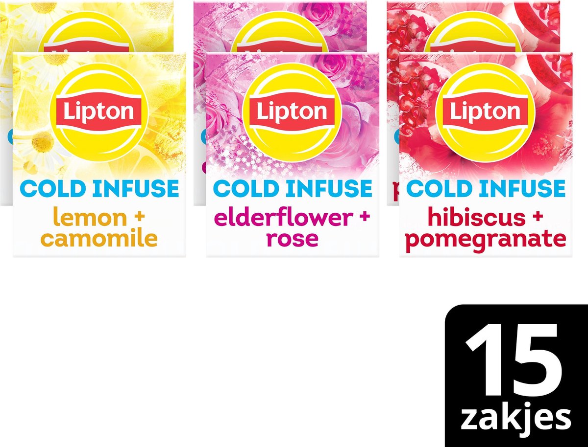Lipton Cold Infuse Mix pack - 6x15 zakjes | bol.com