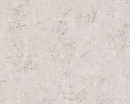 KLEI STRUCTUUR BEHANG | Industrieel - licht grijs beige creme - A.S ...
