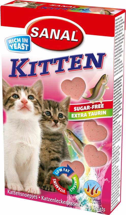 Sanal Cat Kitten Snacks - Kattensnoepjes - 30gr - 40 stuks | bol