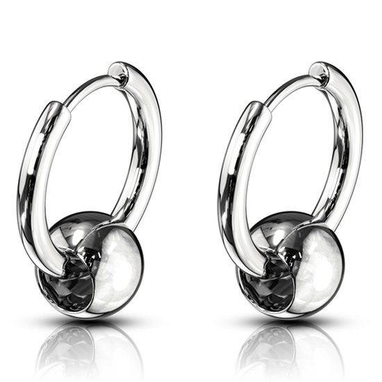 Oorbellen Captive Ball action ringen ©LMPiercings | bol