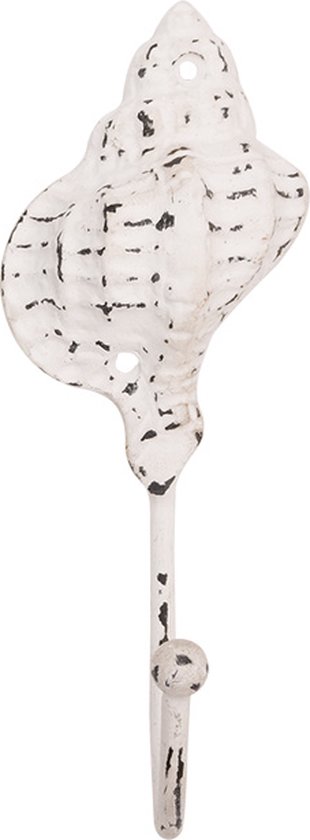 witte schelp wandhaak - Batela | bol.com