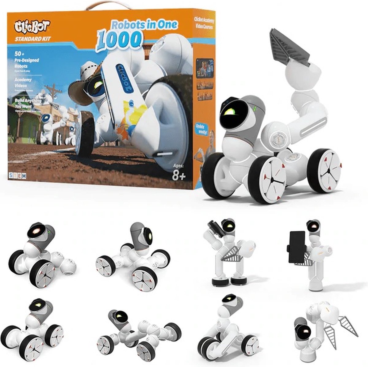 Clicbot Modulaire Educatieve Robot - Standaard Kit Plus | bol