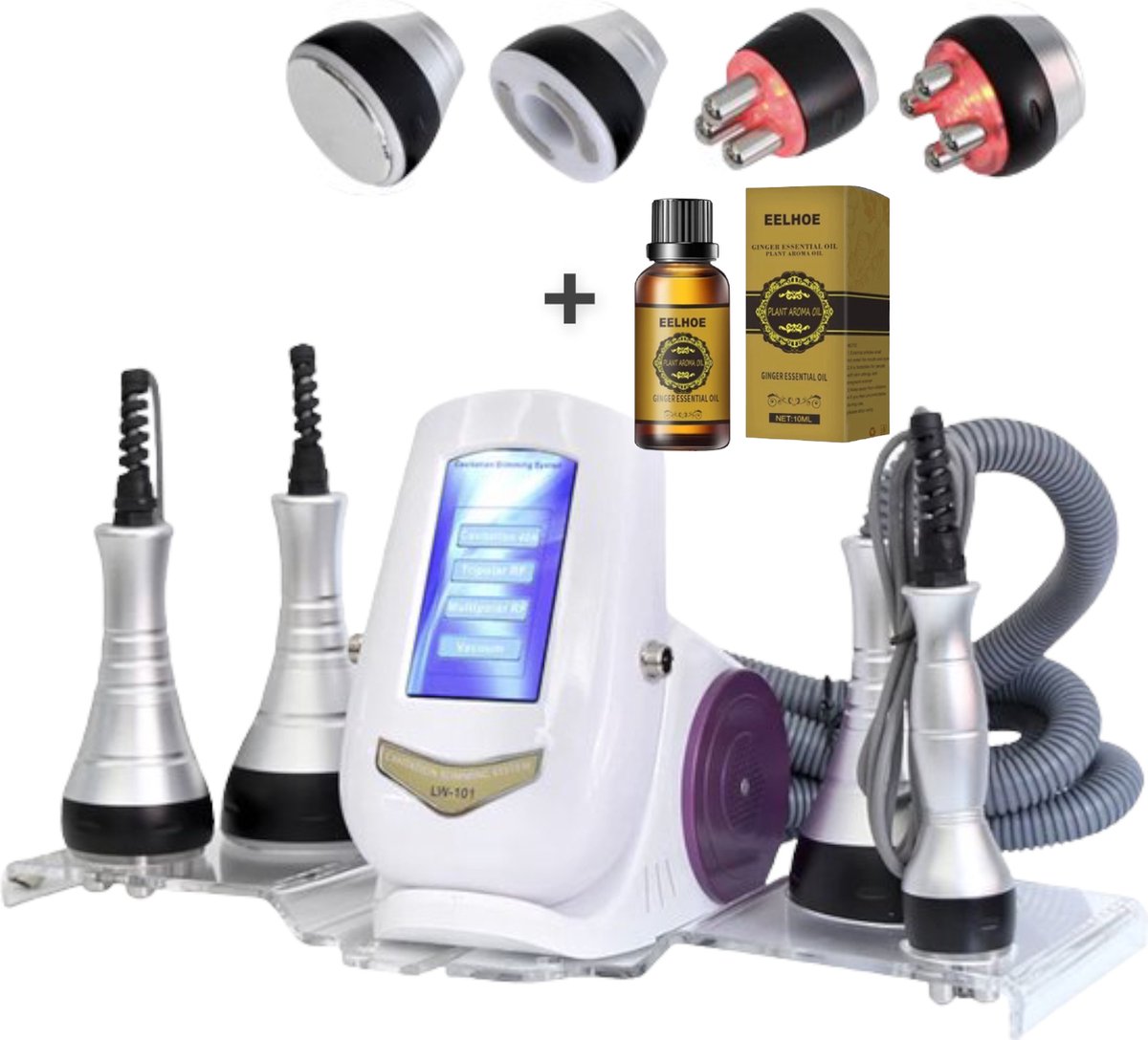 4-In-1 5Mhz Rf Facial Lifting Ultrasone 40K Cavitatie Lichaam ...