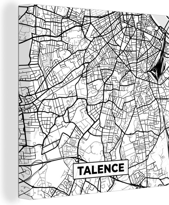 Tableau Peinture France - Carte - Plan - Plan de Ville - Talence ...
