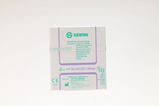 Seirin J-Type Needle-0,25 x 50 mm - seirin - j-type - dry needle ...