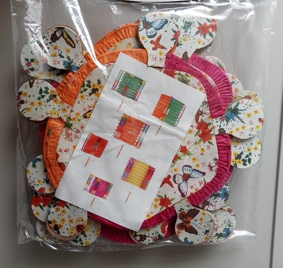 60x Chinese trek lampions lantaarn DELUXE - assorti kleuren ...