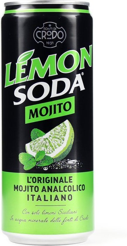 Fonti di Crodo - Lemon Soda MOJITO, l'originale Limonata Italiana ...