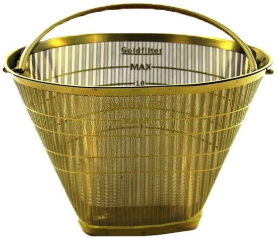 Selexions Gold Filter #4 - Reusable metal coffee filter for Moccamaster ...